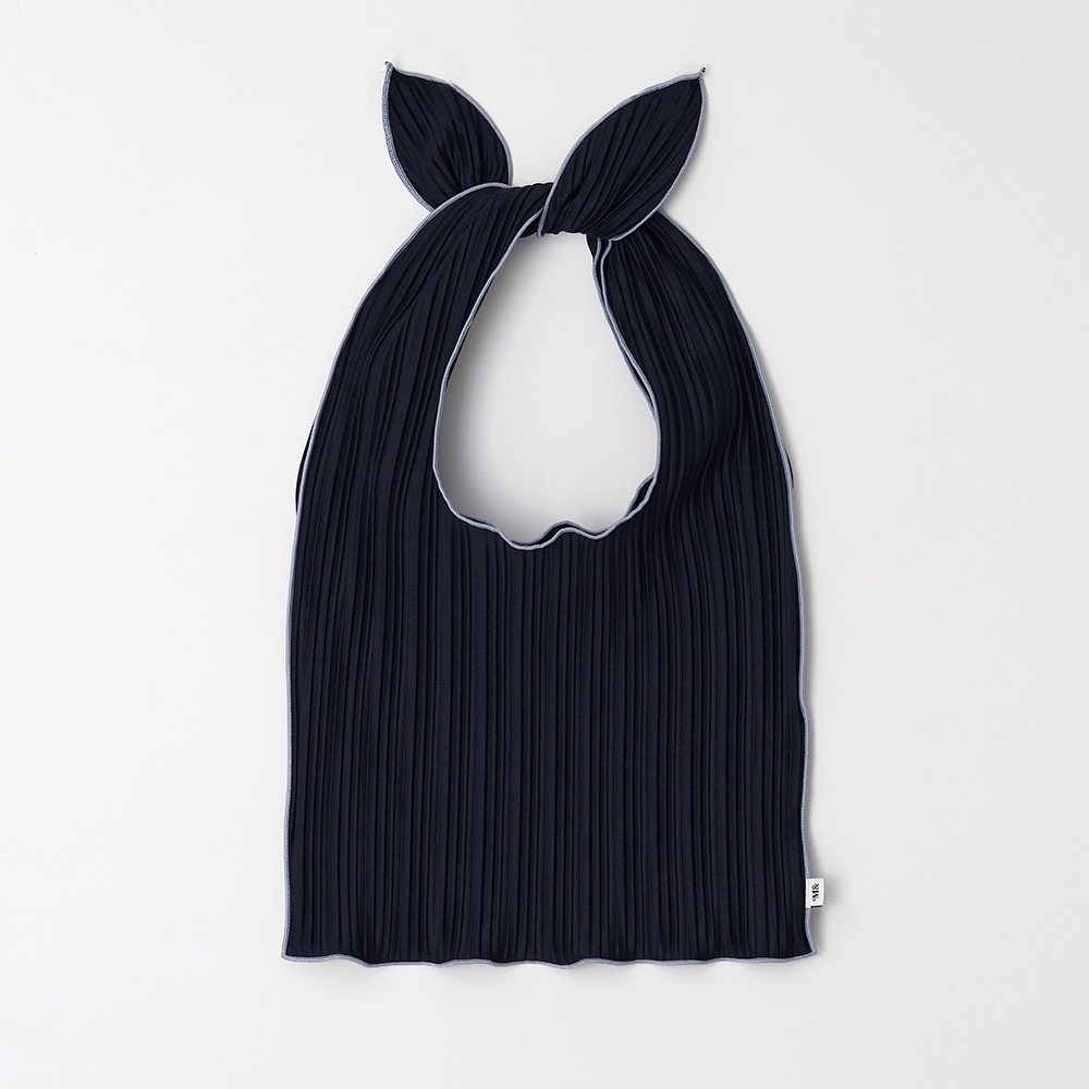 Plisse Cloak Bag-2way Pleats (Navy) - HAGO(하고)