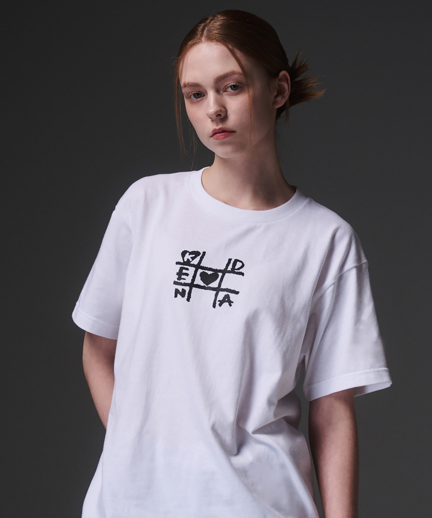 TIC-TAC-TOE T-SHIRT (WHITE) - HAGO(하고)