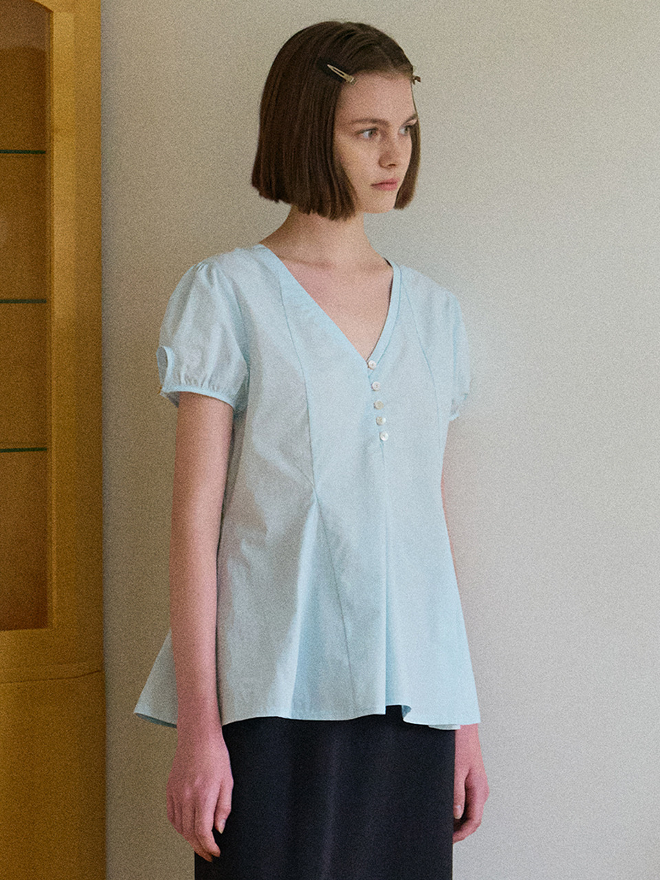 V-neck Tunnel BL_(2Colors) - HAGO(하고)