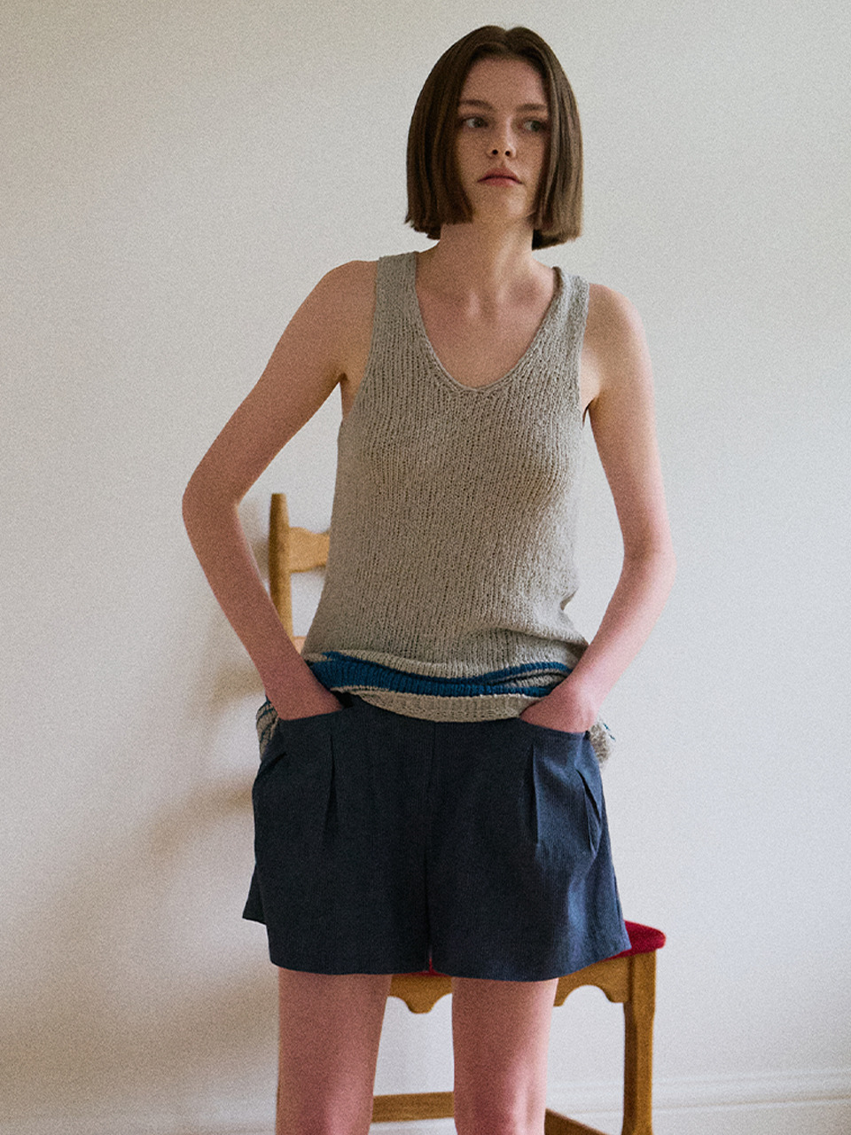 Seattle Sleeveless NT_(Mint Gray) - HAGO(하고)