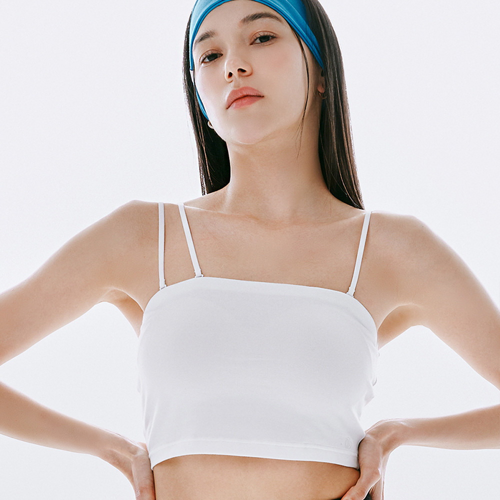 캡내장 3WAY 스플래쉬 튜브탑 (3color) - HAGO(하고)