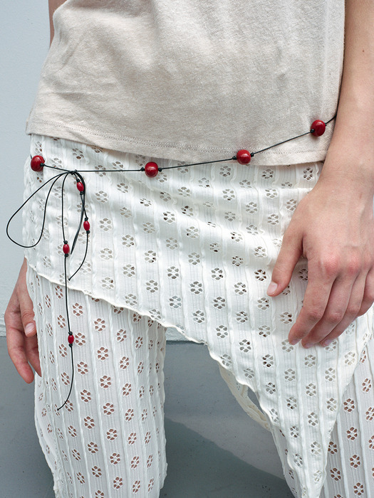 Red Berry Wrap Belt - HAGO(하고)