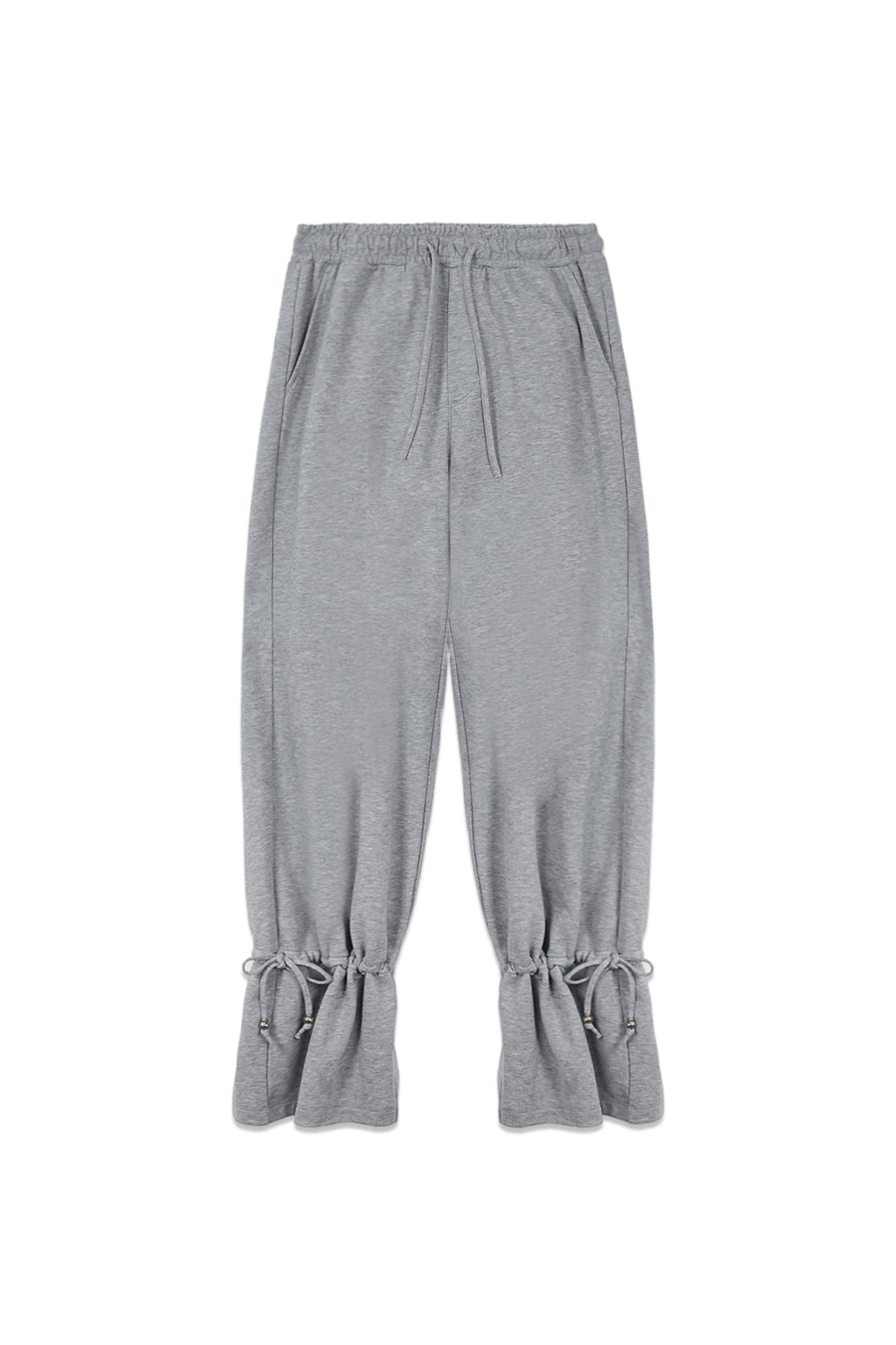 STRING DETAIL SWEATPANTS IN GREY - HAGO(하고)