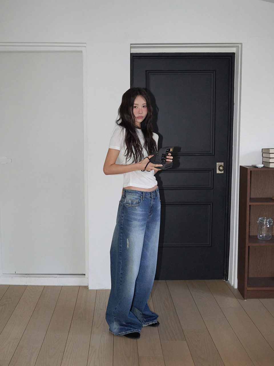 25SS spark wide vintage denim jeans - HAGO(하고)