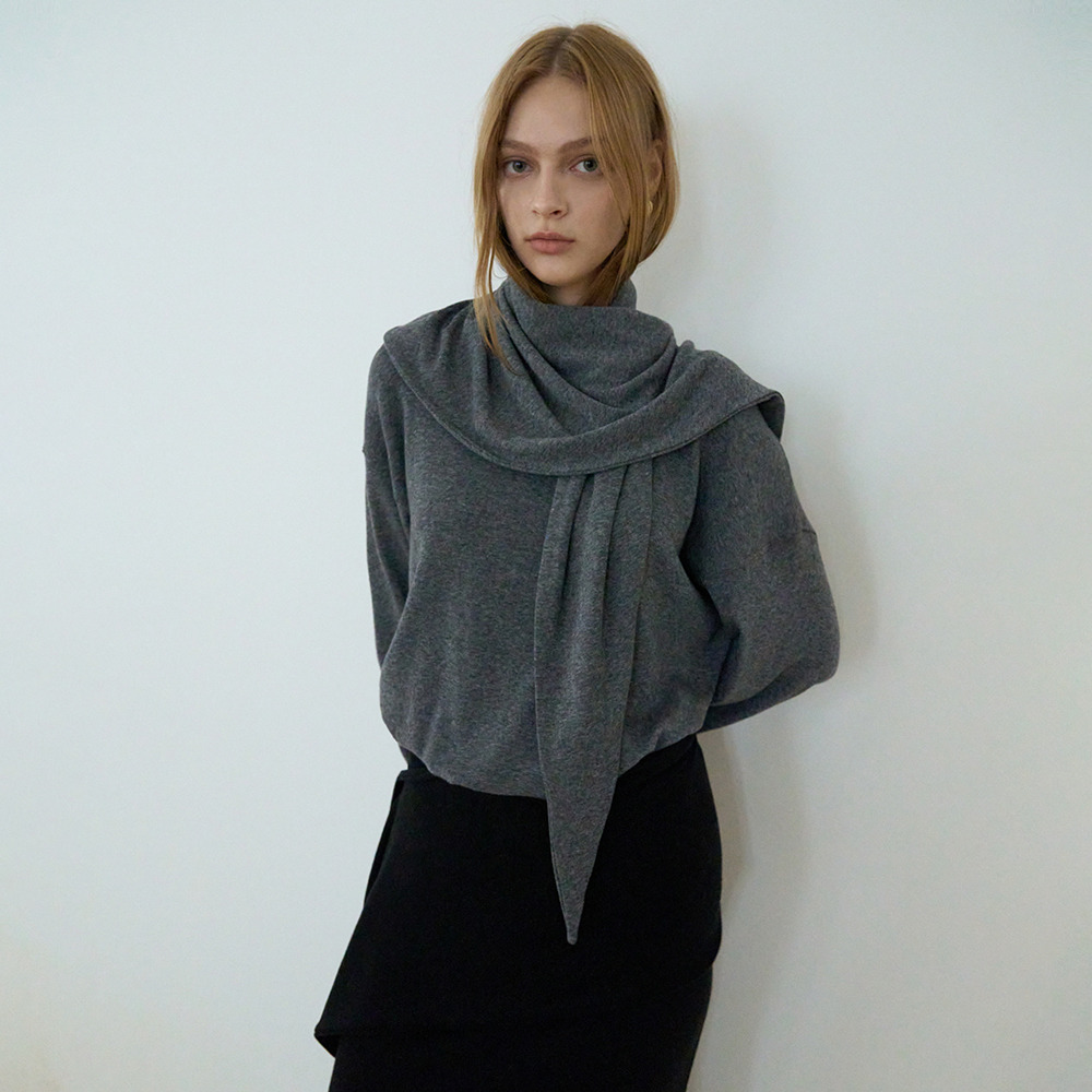 TIEN SCARF T-SHIRT - HAGO(하고)
