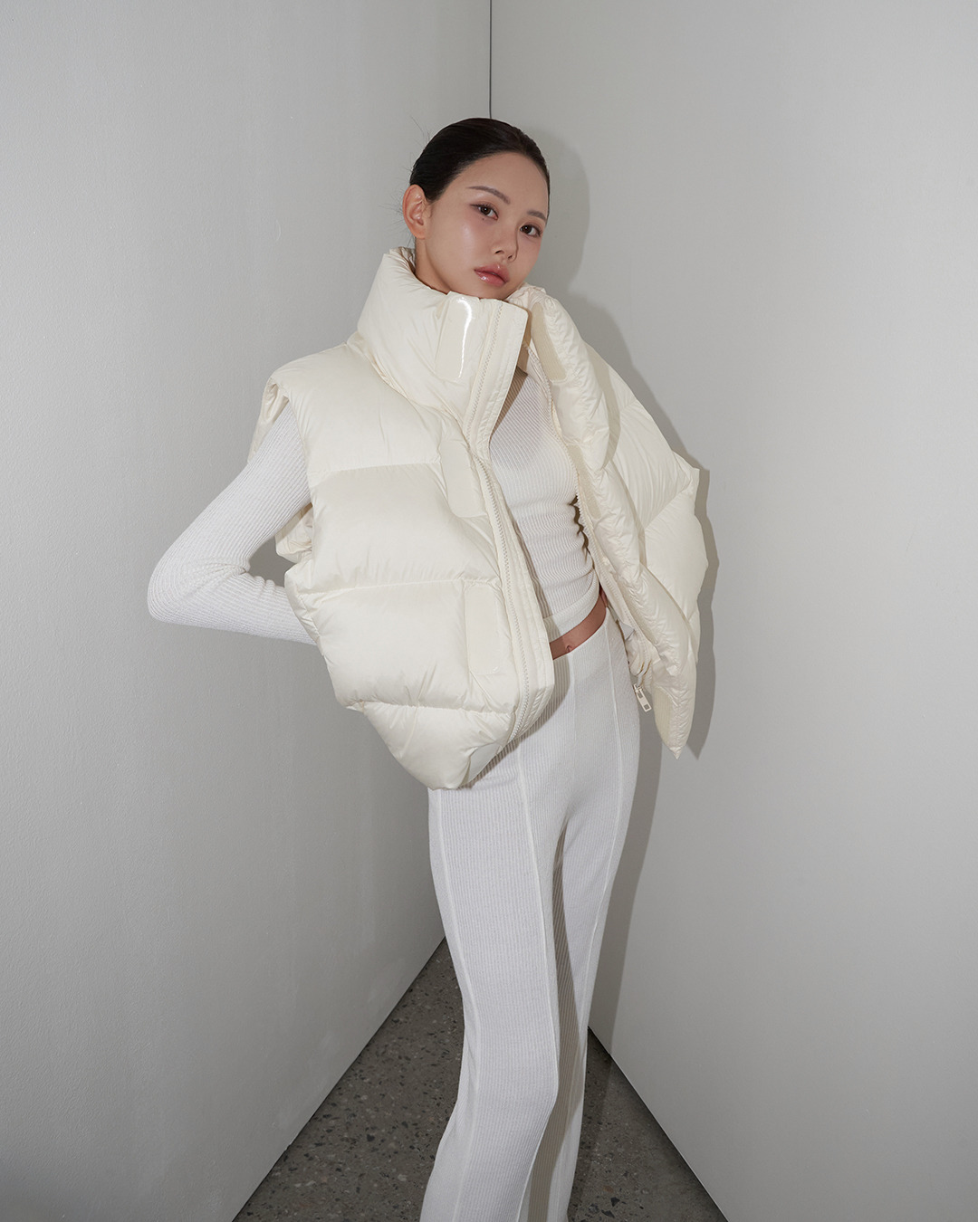 24FW heavy duck-down padding vest - HAGO(하고)