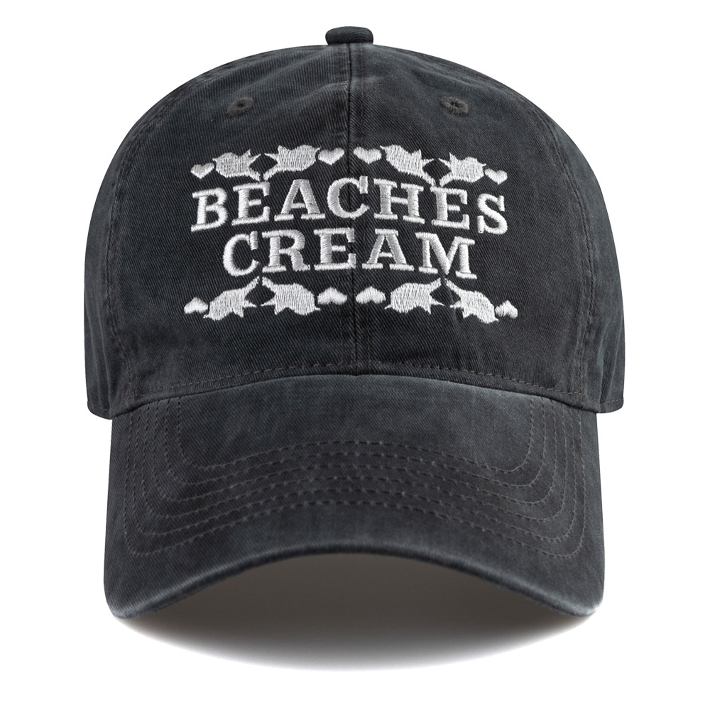 Love Piece Cation Ball cap-Charcoal - HAGO(하고)