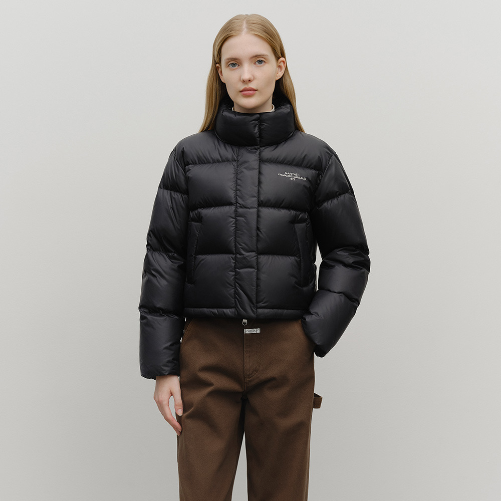 W BASIC CROP DOWN JACKET black - HAGO(하고)