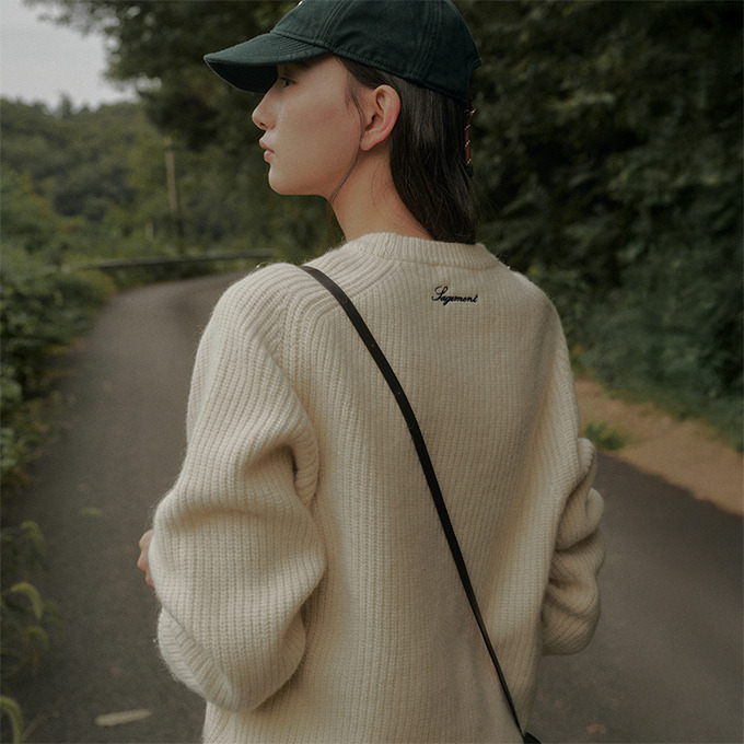 COLLO CASHMERE HACHI KNIT_CREAM - HAGO(하고)