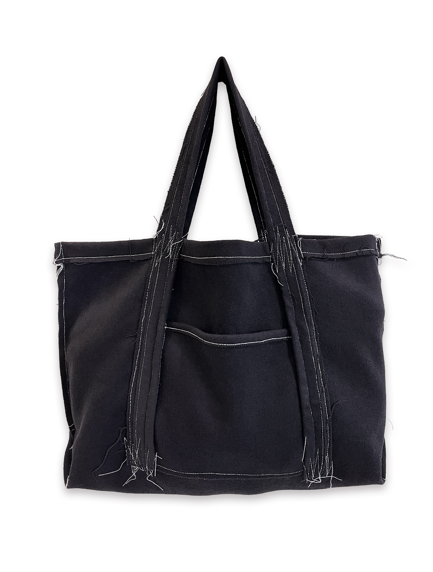 O Logo Drawing Stitch Bag / Black - HAGO(하고)