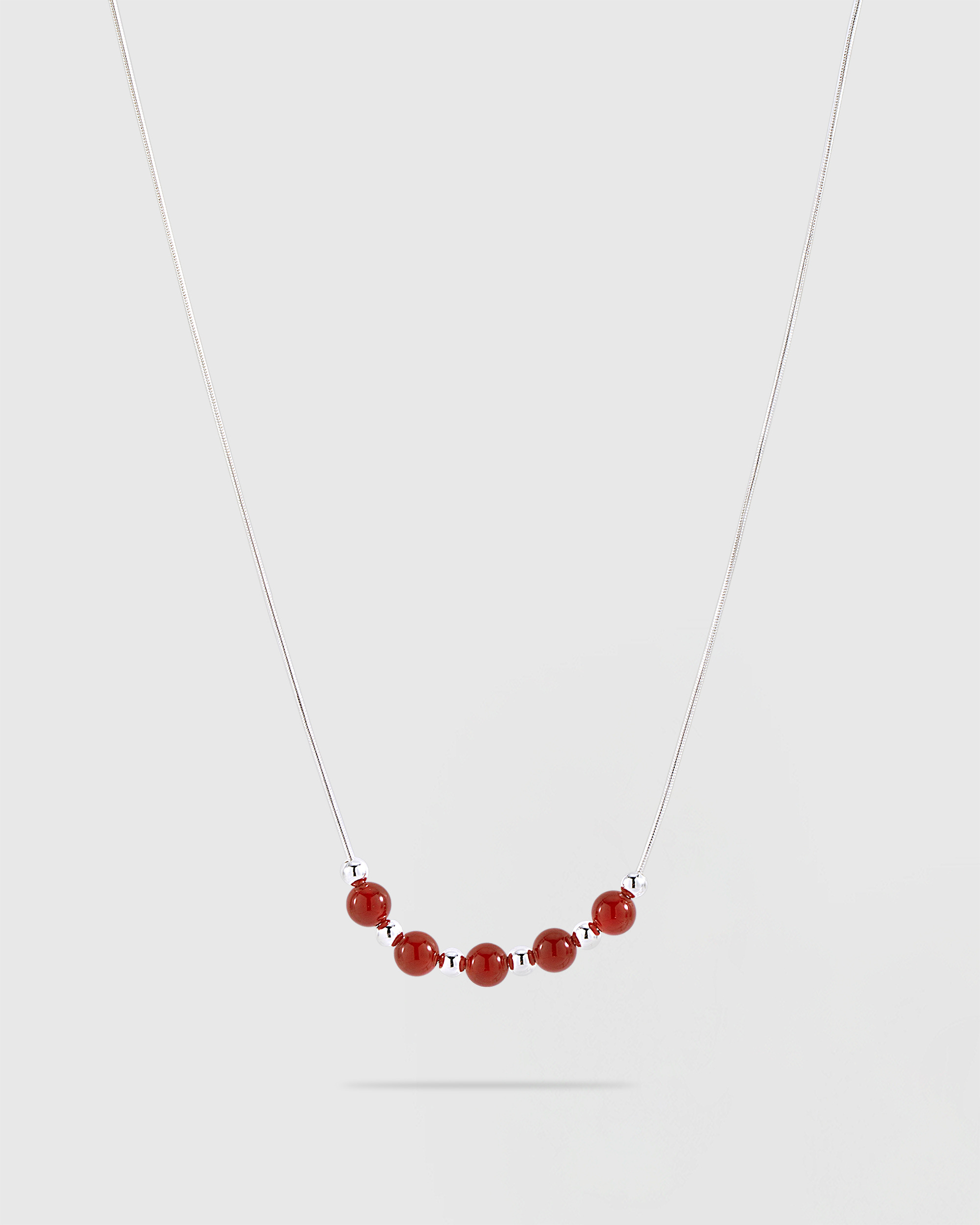 Crimson Drop Necklace 크림슨 드롭 네크리스 - HAGO(하고)