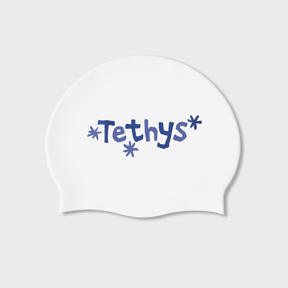 TETHYS TWINKLE SWIM CAP_WHITE - HAGO(하고)