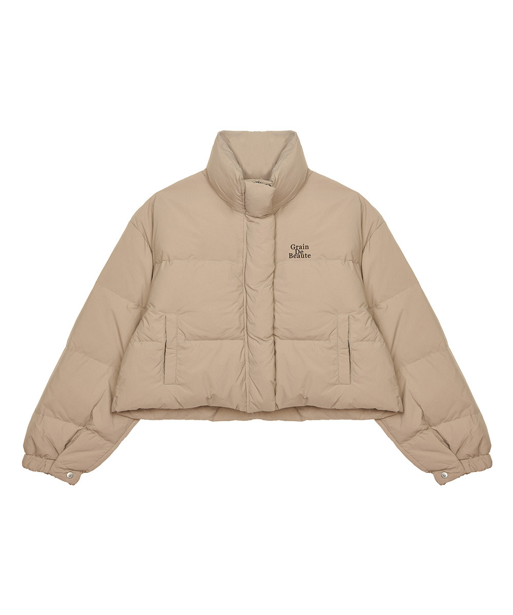 CHARLOTTE DOWN PADDING [BEIGE] - HAGO(하고)